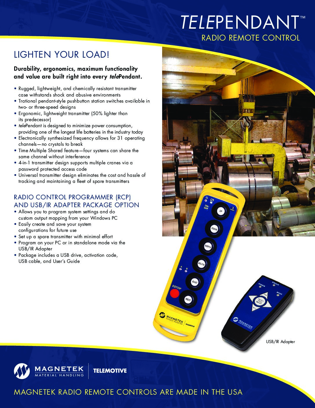 Magnetek TelePendant Wireless Radio Control